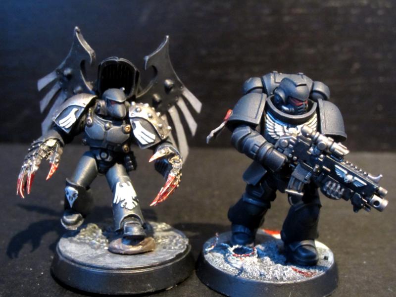 Black Bolt Rifle Grey Intercessor Primaris Raven Guard Warhammer